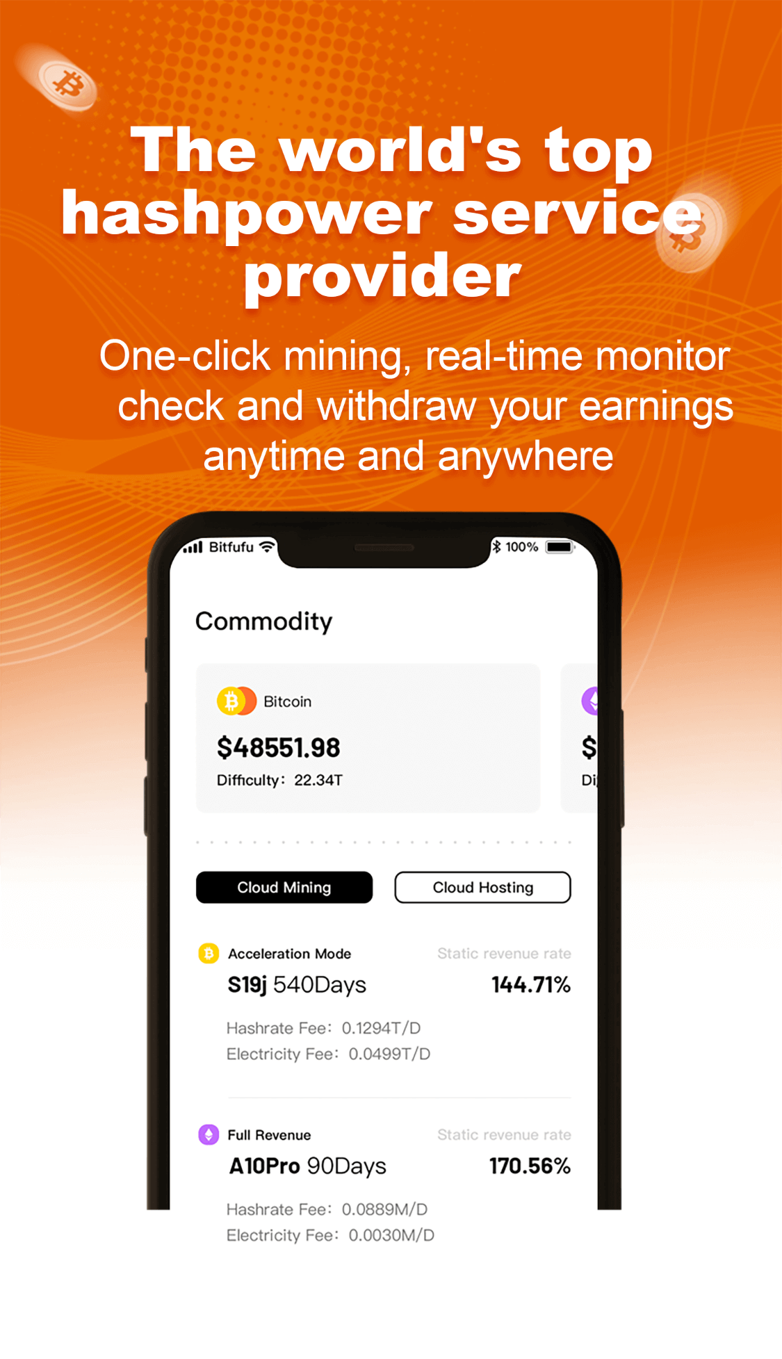 The world leading cloud mining bitcoin platform – BitFuFu